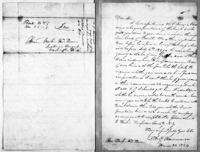 Martin Van Buren and the Politics of Slavery (U.S. National Park Service)