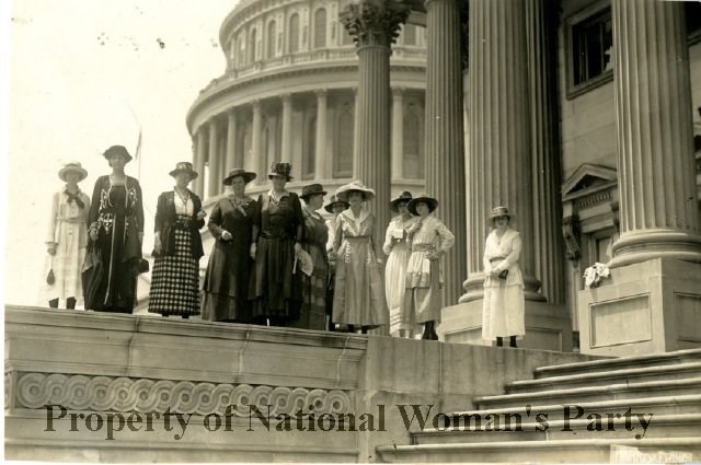 Lobbying for Suffrage (U.S. National Park Service)