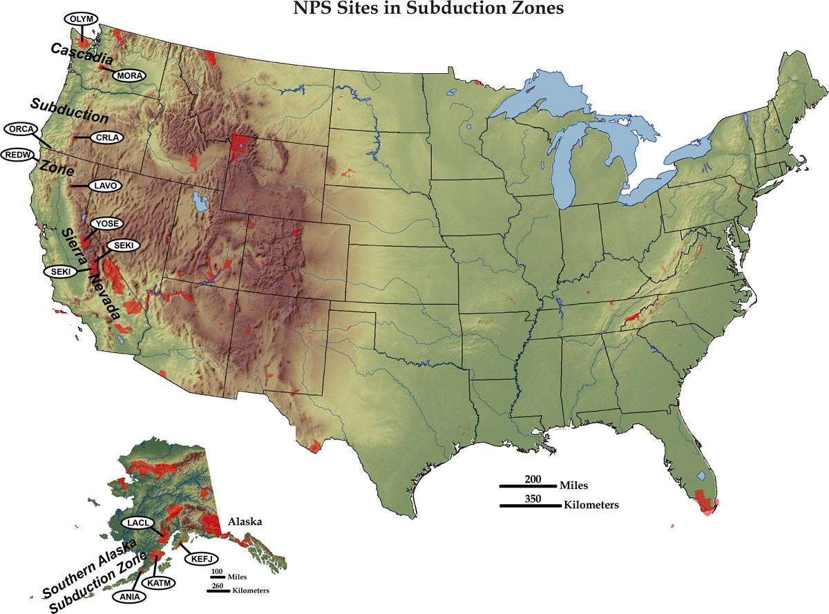 Convergent Plate Boundaries—Subduction Zones - Geology (U.S. National ...