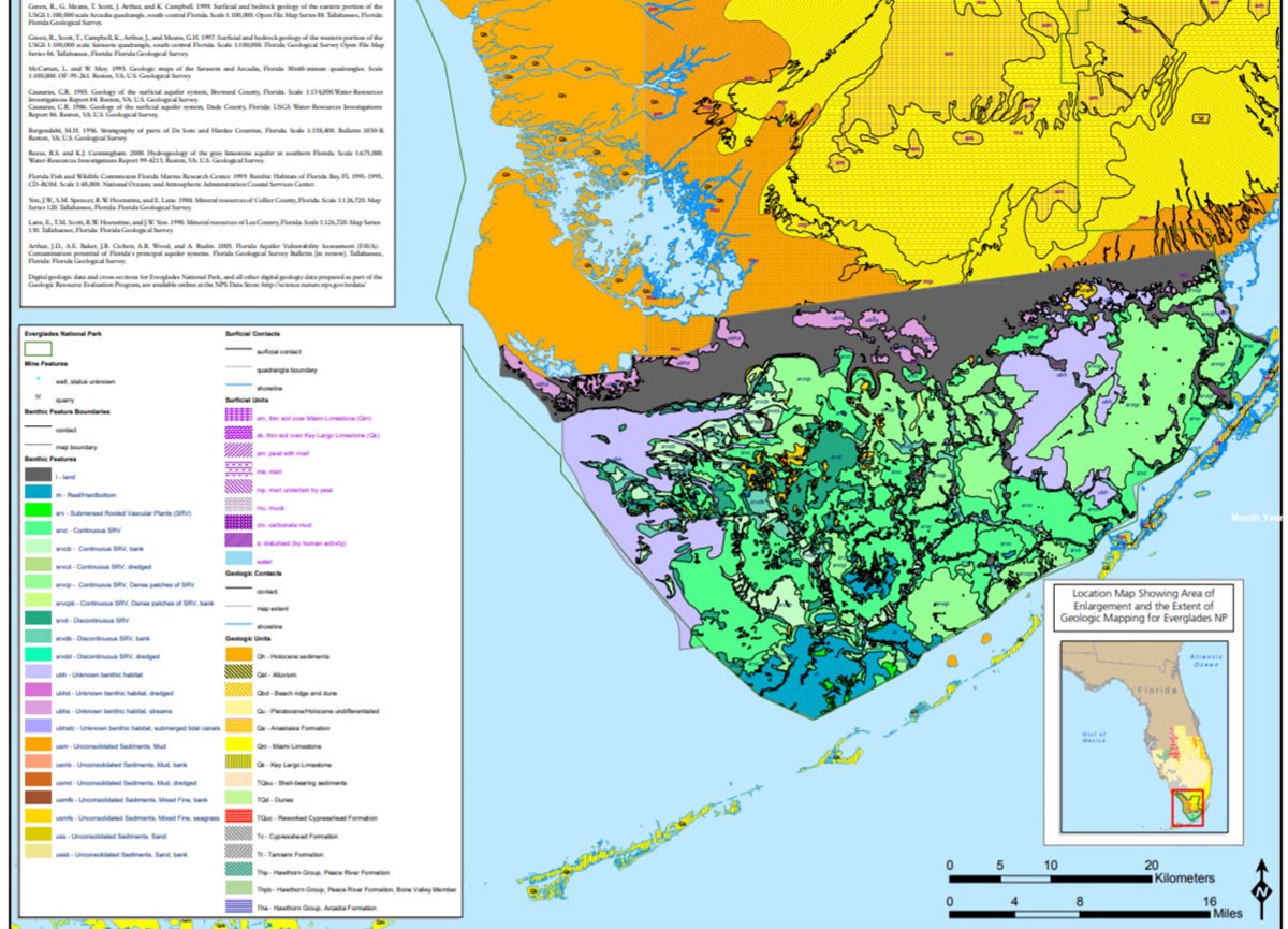 NPS Geodiversity Atlas—Everglades National Park, Florida (U.S. National ...
