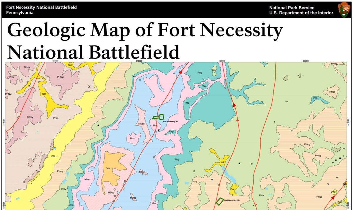 NPS Geodiversity Atlas—Fort Necessity National Battlefield ...