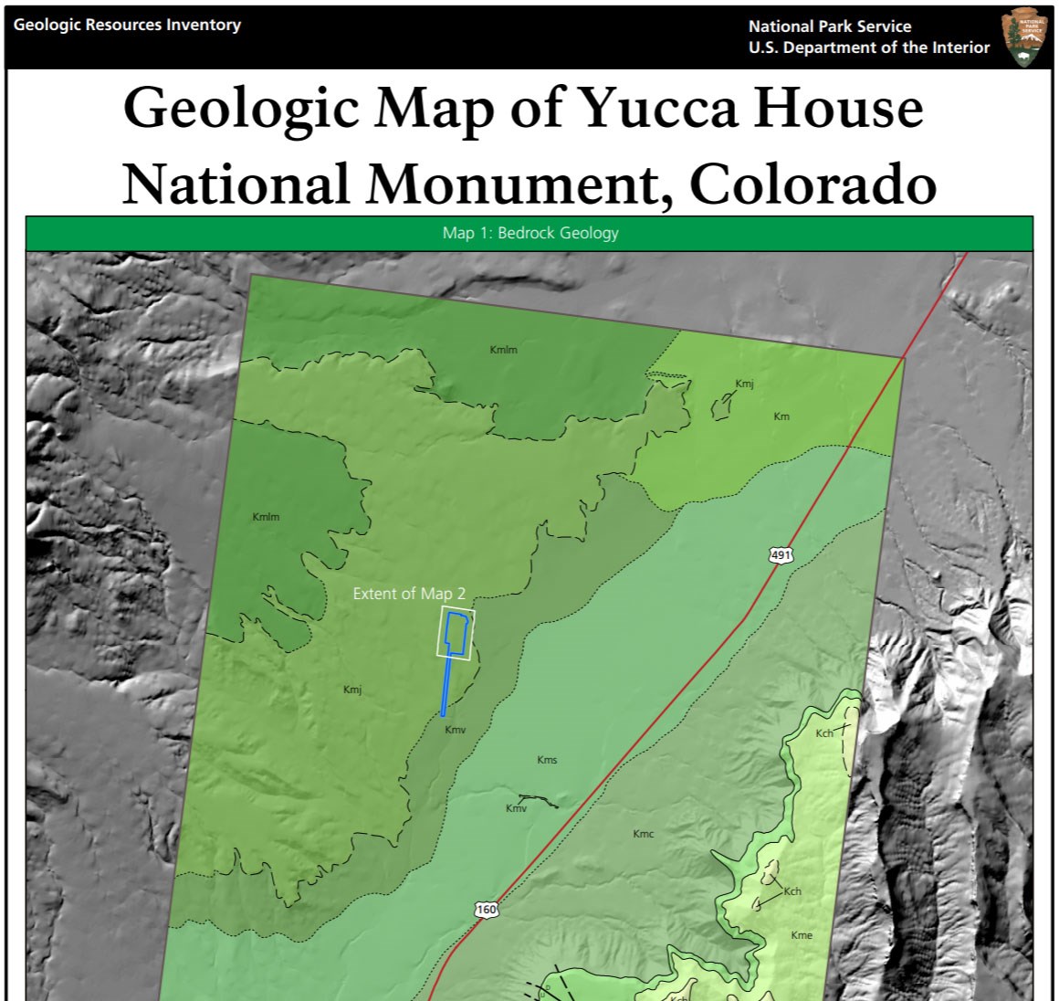 NPS Geodiversity Atlas—Yucca House National Monument, Colorado (U.S ...