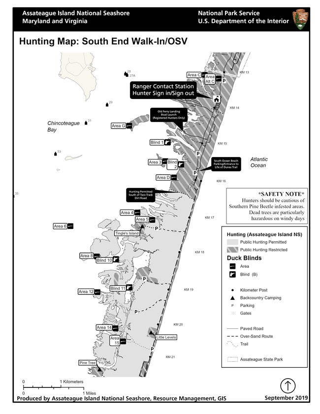 Hunting Zones - Assateague Island National Seashore (U.S. National Park ...