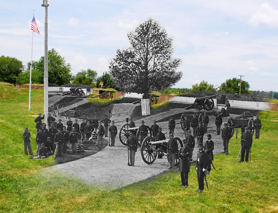 Then and Now Pictures of the Civil War Defenses of Washington - Civil ...