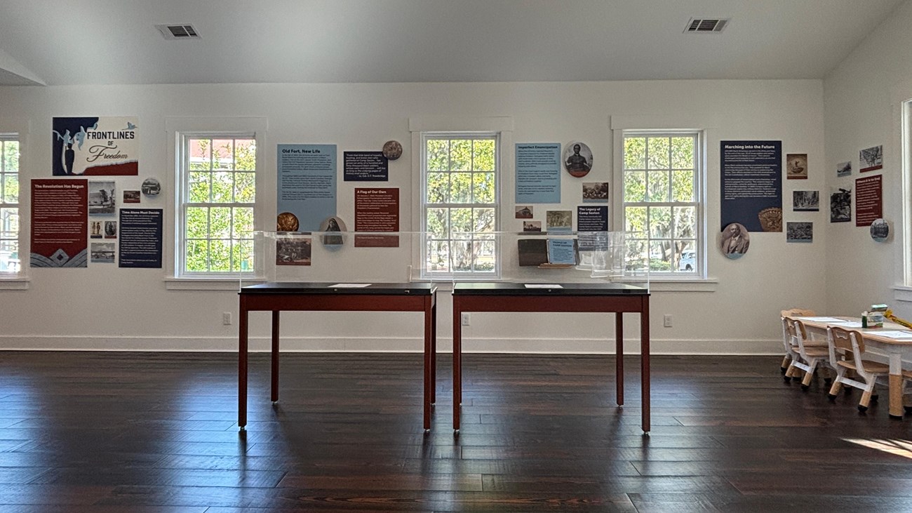 Visit the Frontlines of Freedom Exhibit (U.S. National Park Service)