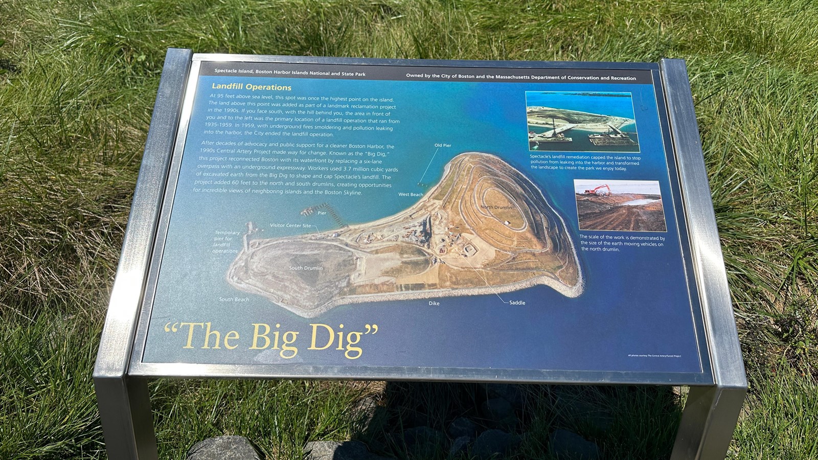 "The Big Dig" Sign (U.S. National Park Service)