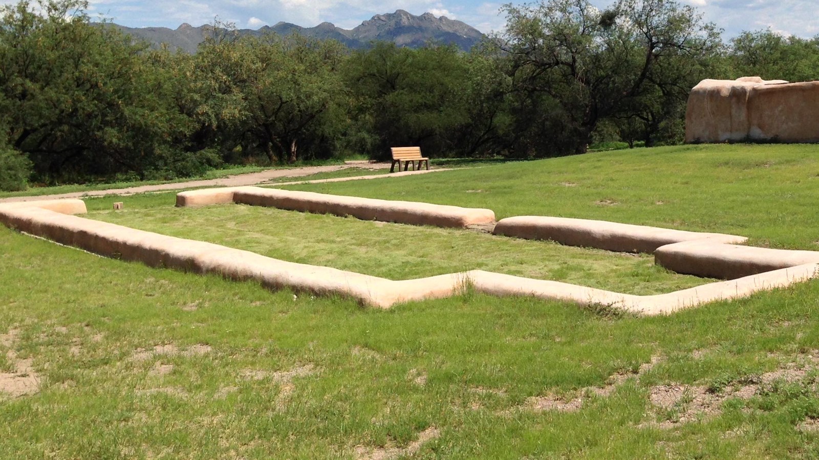 Jesuit Church Footprint (U.S. National Park Service)