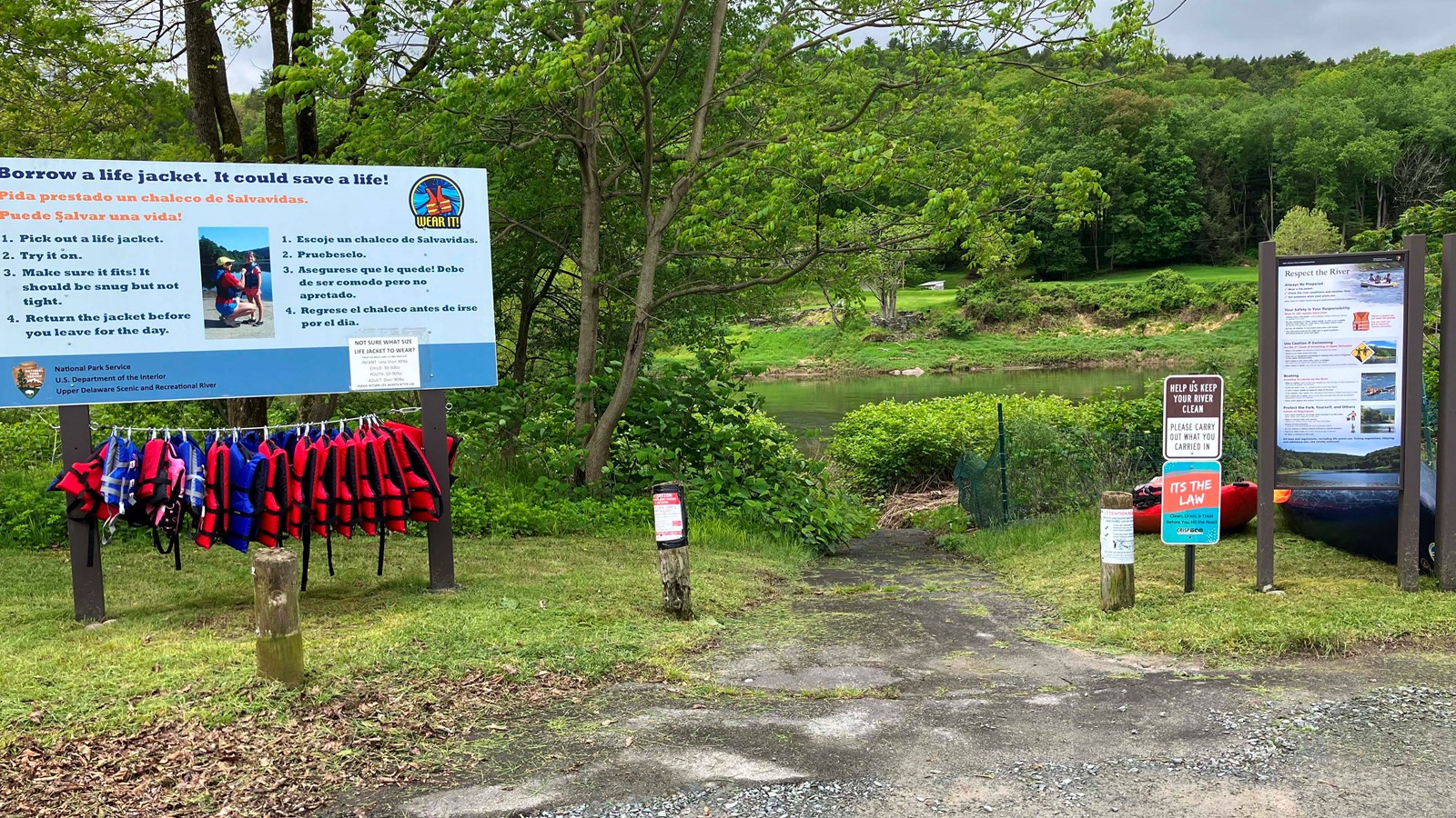 Skinners Falls River Access (U.S. National Park Service)