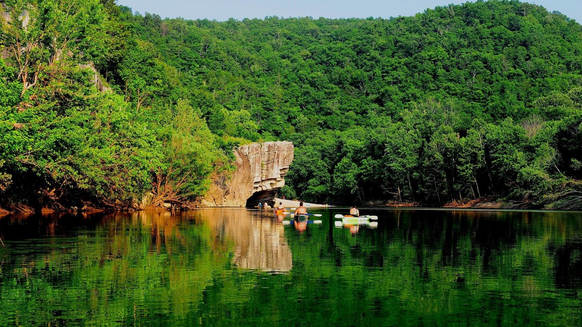 Paddling Dillards Ferry to Buffalo Point (U.S. National Park Service)