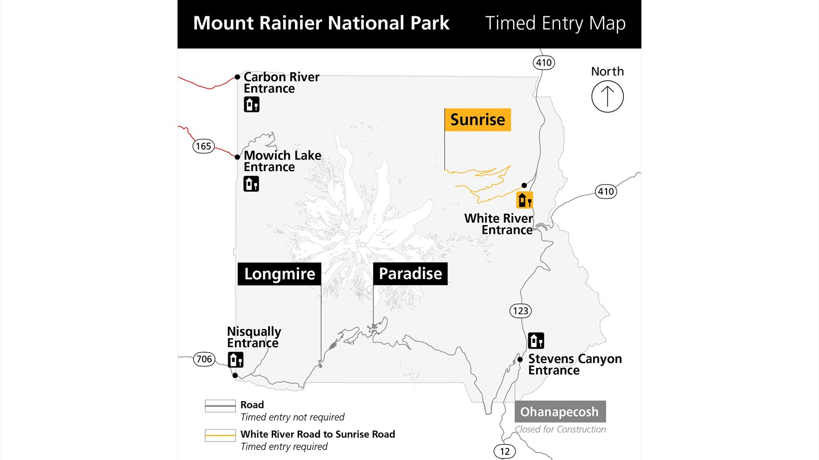 Timed Entry Reservations at Mount Rainier (U.S. National Park Service)