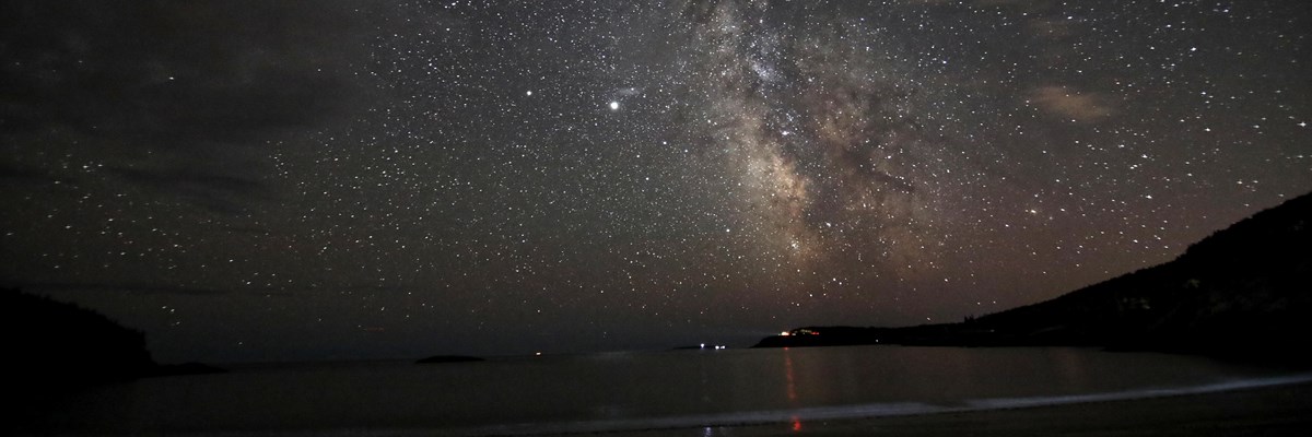 Stargazing at Sand Beach (U.S. National Park Service)