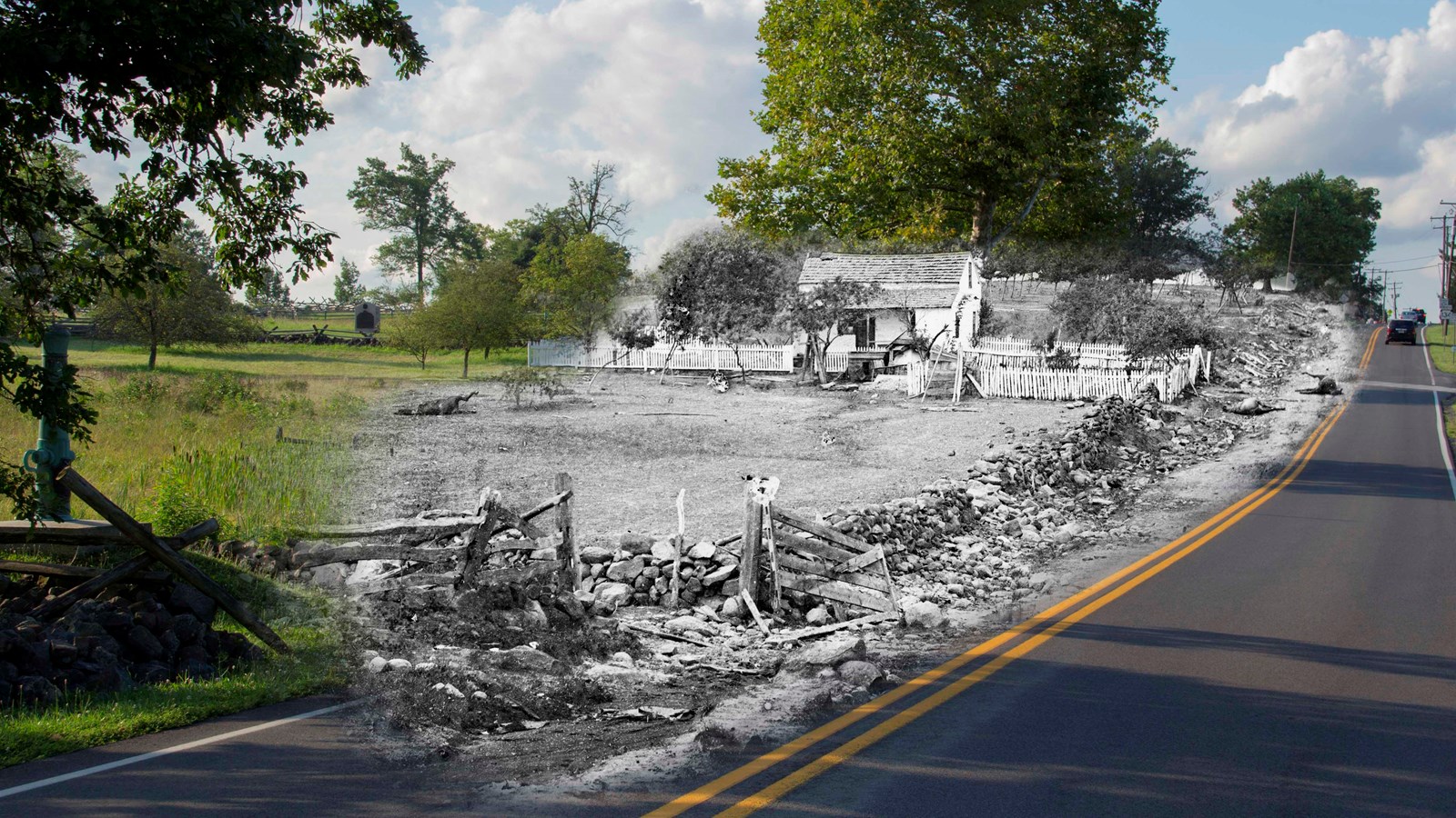 Meade's Headquarters: Lydia Leister House Then & Now (U.S. National ...
