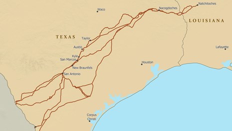 El Camino Real de los Tejas National Historic Trail (U.S. National Park ...