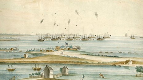 The Bombardment of Fort McHenry - Fort McHenry National Monument and ...