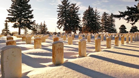 Custer National Cemetery - Little Bighorn Battlefield National Monument ...