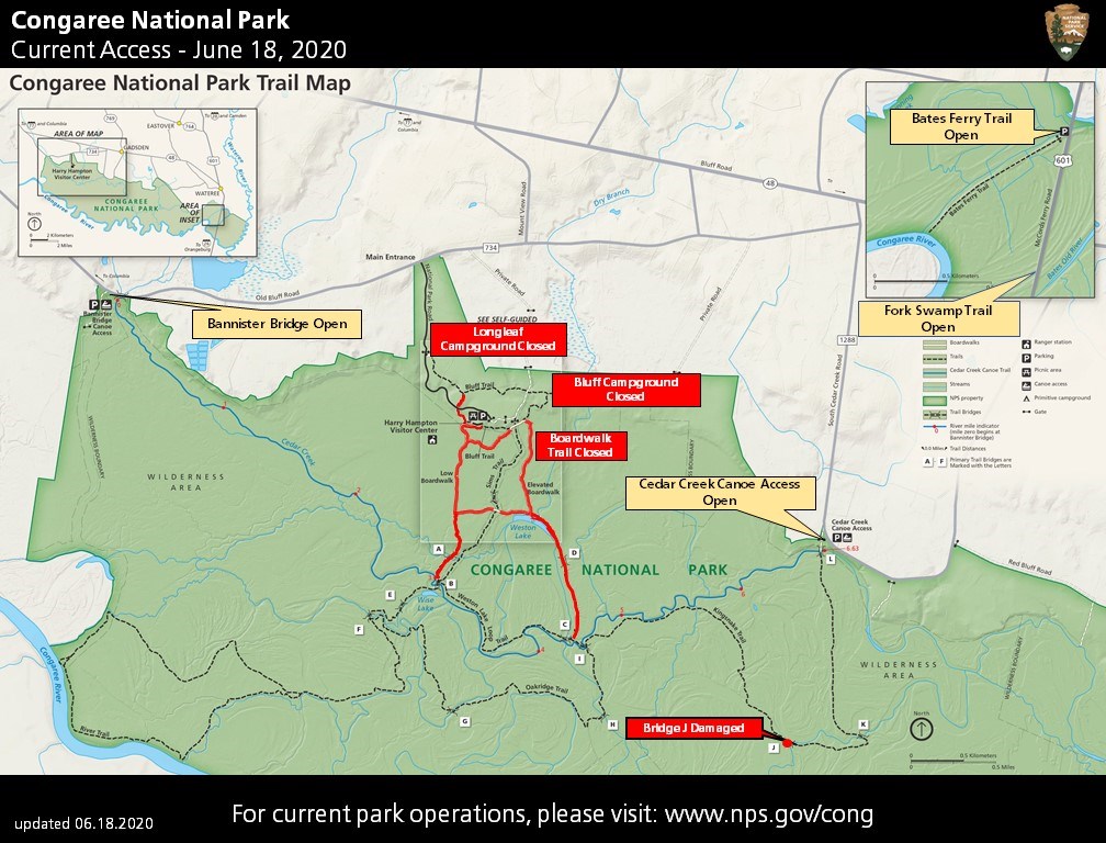 Current Conditions - Congaree National Park (U.S. National Park Service)