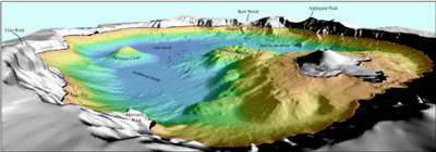 Crater Lake bathymetry - Crater Lake National Park (U.S. National Park ...