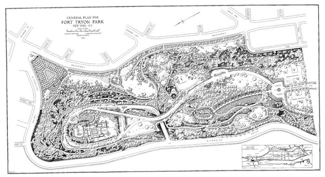 Fort Tryon Park: General Plan - Frederick Law Olmsted National Historic ...