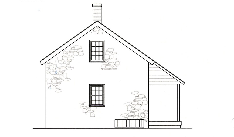 Selective demolition of modern additions at historic Warfield house to ...