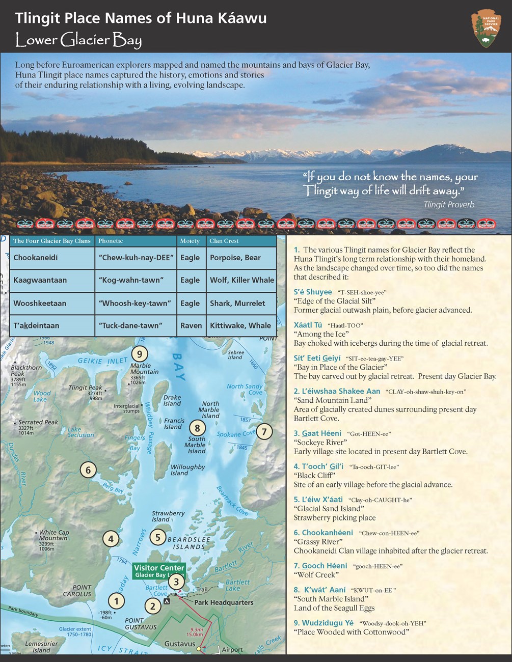 Tlingit Place Names of the Huna Kaawu - Glacier Bay National Park ...