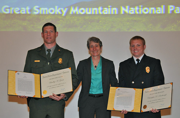 Awards for Bravery Presented to Smokies Park Ranger and Townsend ...
