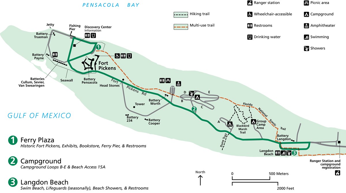 Fort Pickens Tram Service - Gulf Islands National Seashore (U.S ...