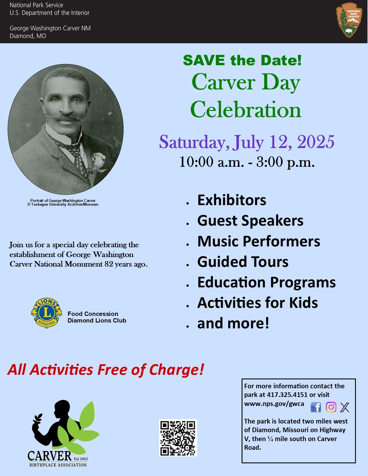 Carver Day Celebration - George Washington Carver National Monument (U ...