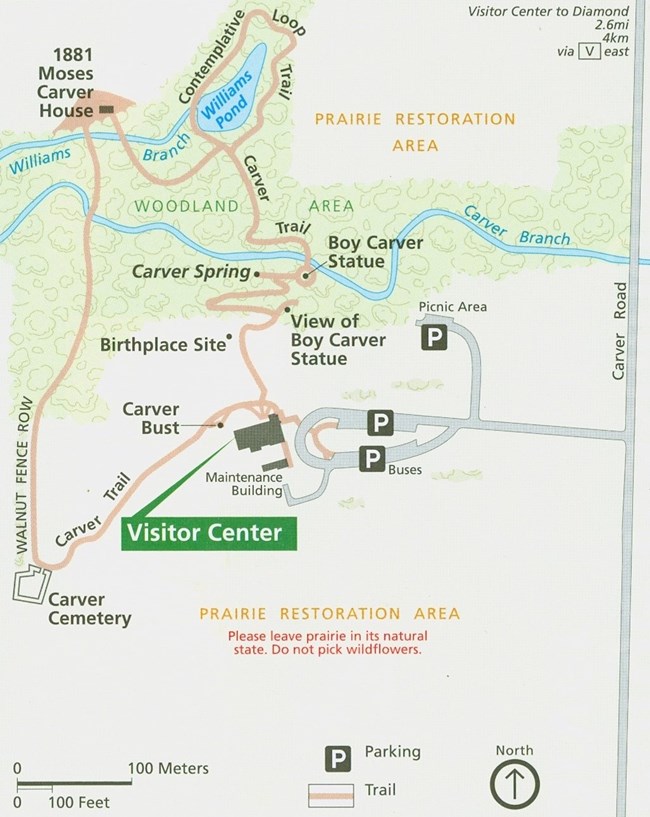 Maps - George Washington Carver National Monument (U.S. National Park ...