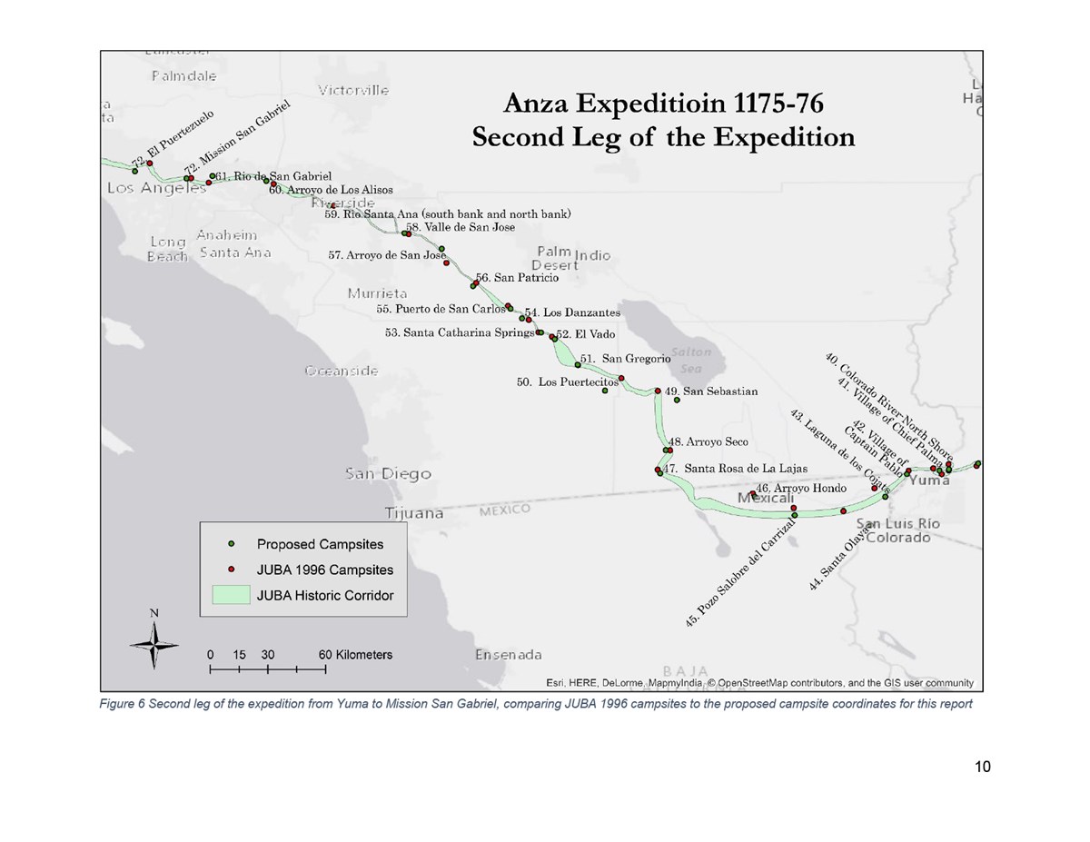 Mapping Historic Campsites of the Anza Colonizing Expedition - Juan ...