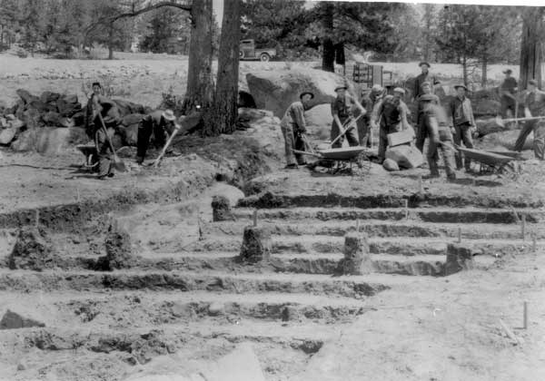 CCC Building Moraine Park Museum Amphitheater - Rocky Mountain National ...