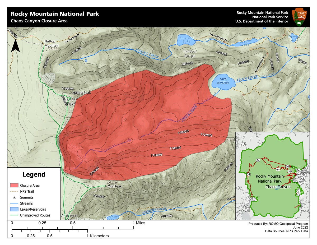What's Happening Below Hallett Peak in Chaos Canyon and Lake Haiyaha ...