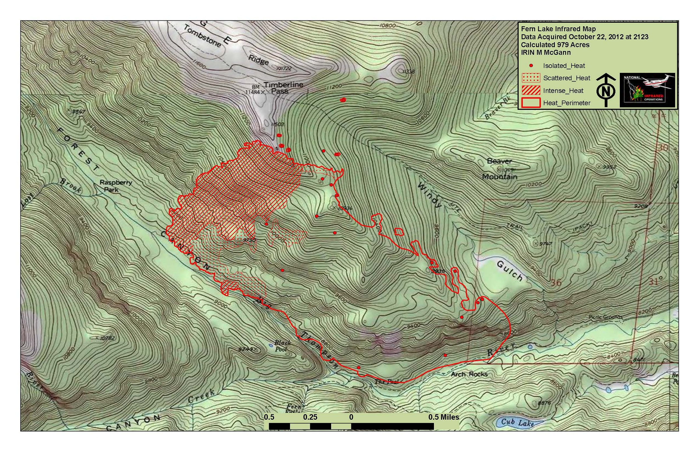 Helitanker Assists Suppression Efforts on the Fern Lake Fire - Rocky ...
