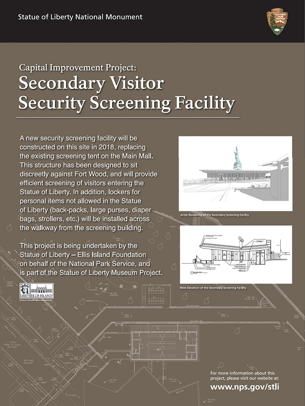 New Visitor Security Screening Facility - Statue Of Liberty National ...