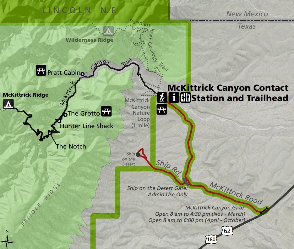 McKittrick Canyon Nature Trail (U.S. National Park Service)