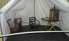 Field Officer's Tent Exhibit - Vicksburg National Military Park (U.S ...