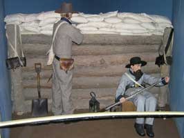 Confederate Trench Exhibit - Vicksburg National Military Park (U.S ...