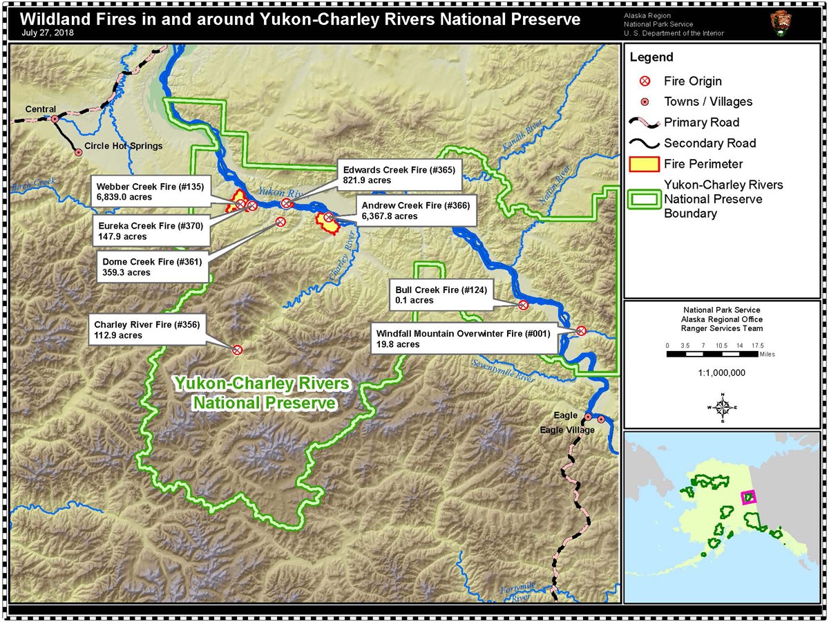 Current Fire Information - Yukon - Charley Rivers National Preserve (U ...