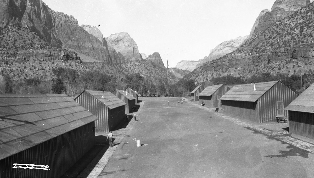 CCC Camps in Utah - Zion National Park (U.S. National Park Service)